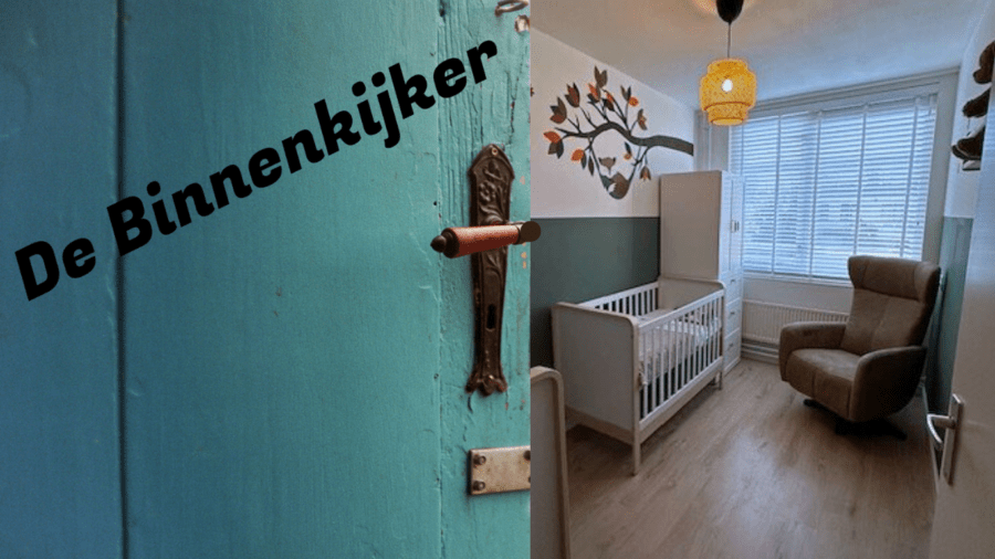 Een babykamer met groentinten en een lieve vos muurdecoratie | Uiltje ...